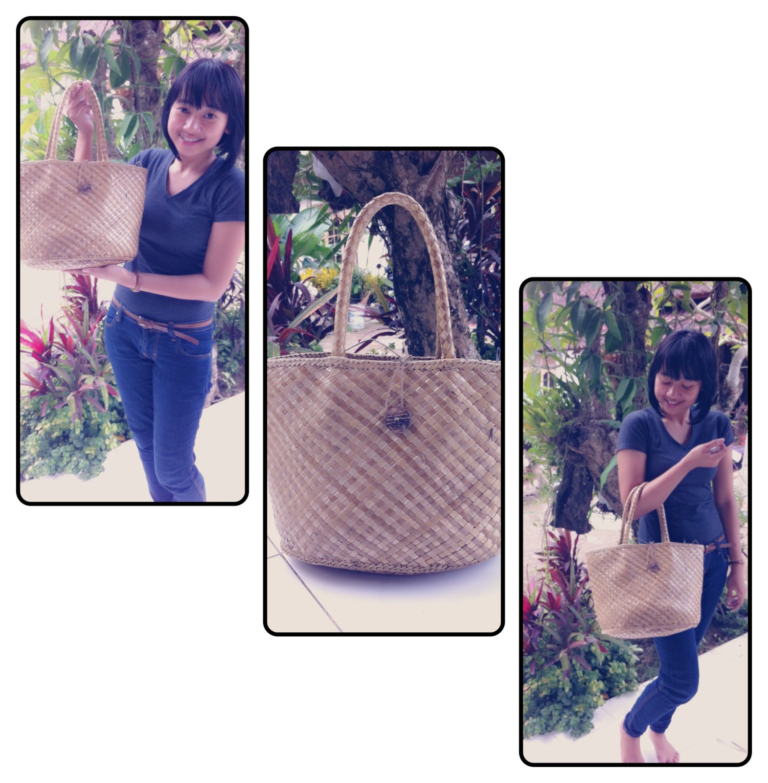 ART SHOP KHAS TANAH KARO: Tas Handmade Anyaman Pandan